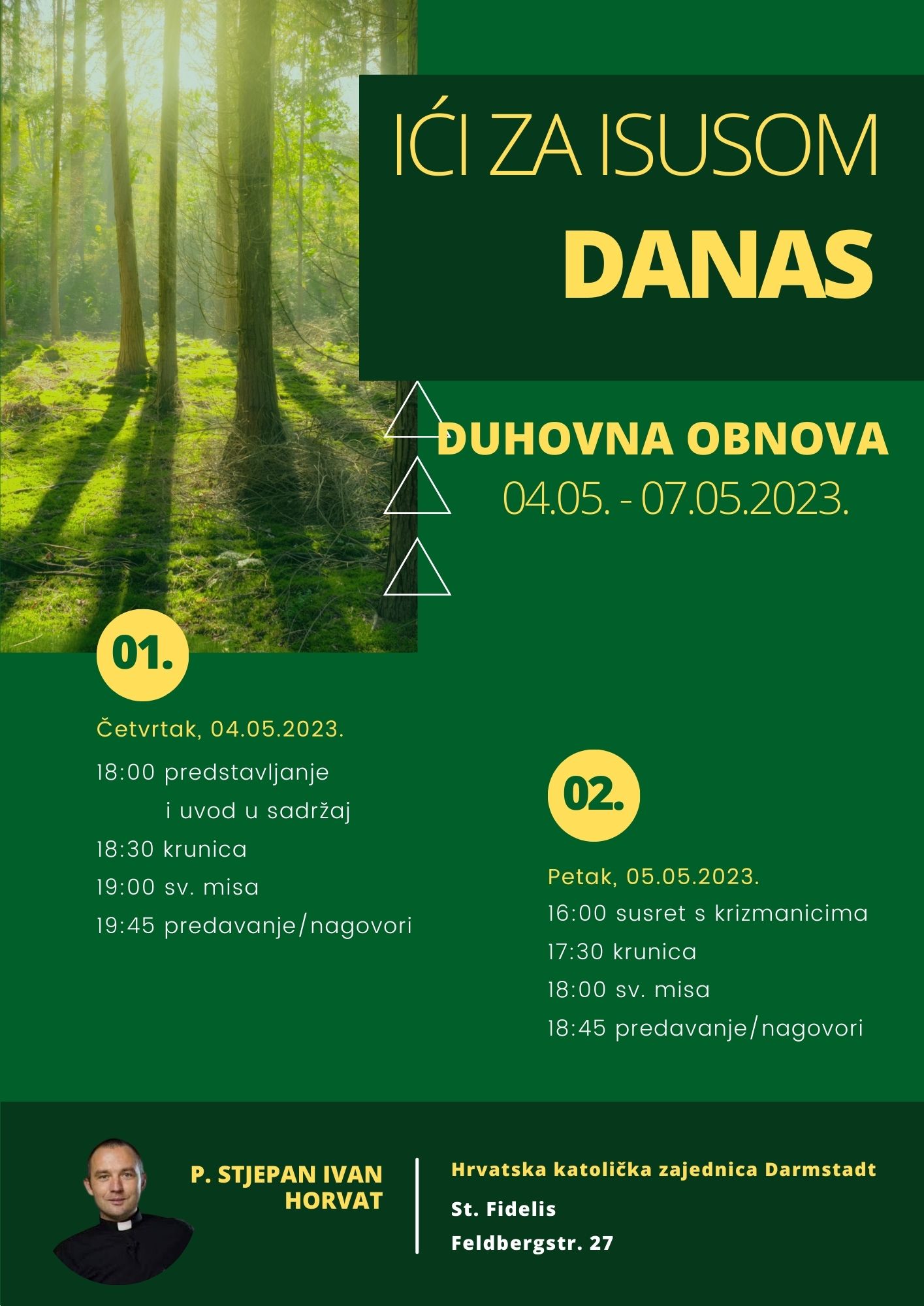 Duhovna obnova na temu „Ići za Isusom danas“ – Hrvatska katolička ...